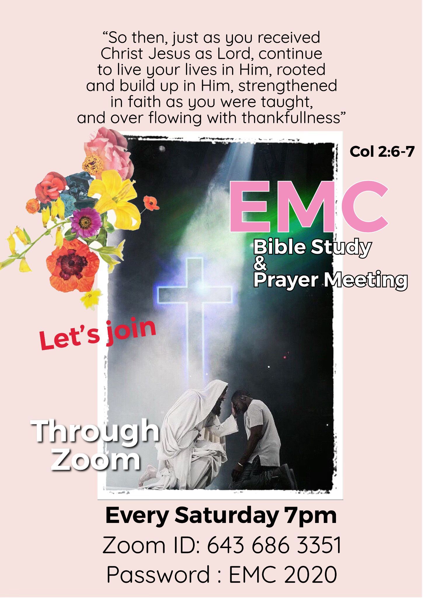Join us in Bible Study & Prayer Meeting | EMC Church